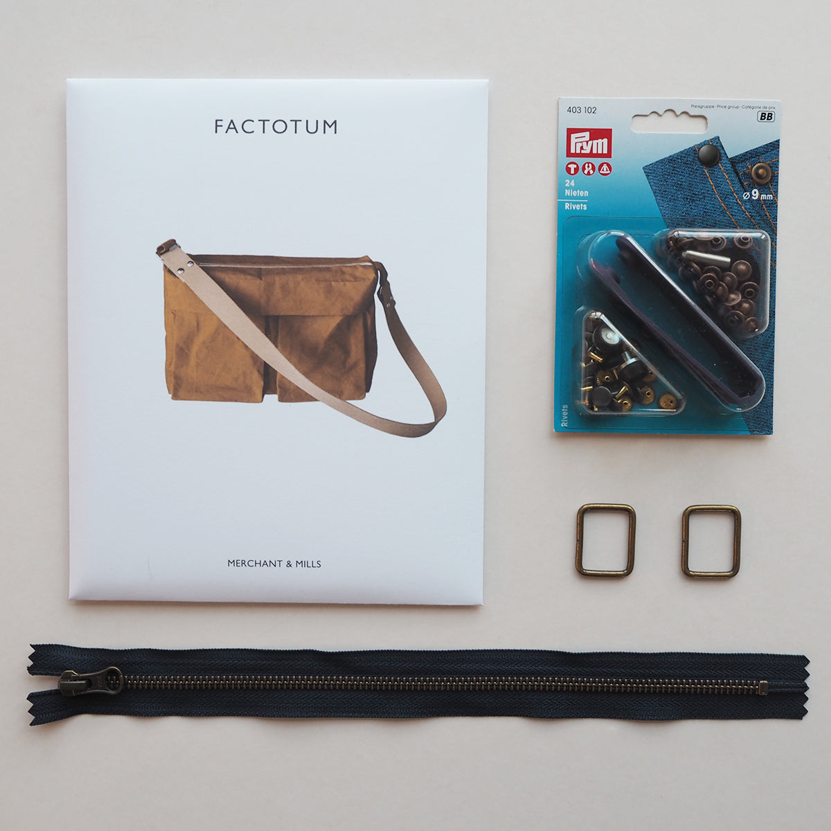 Factotum Bag - Pattern And Hardware Bundle – Guthrie & Ghani