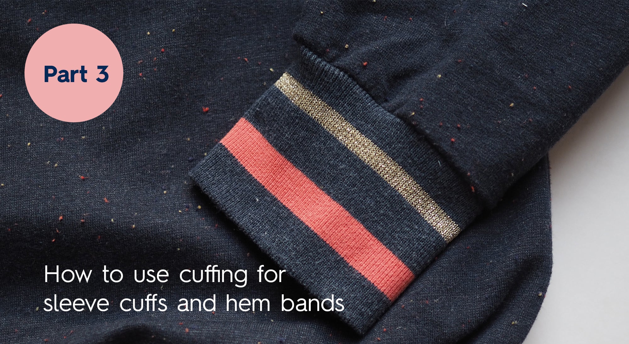 How to use cuffing for sleeve cuffs and hem bands – Guthrie & Ghani