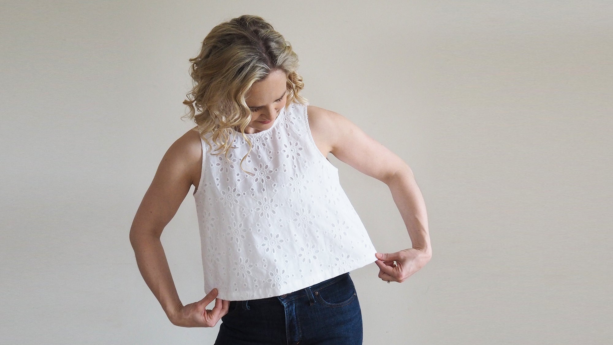 How to line Embroidered and Eyelet Fabric – Guthrie & Ghani