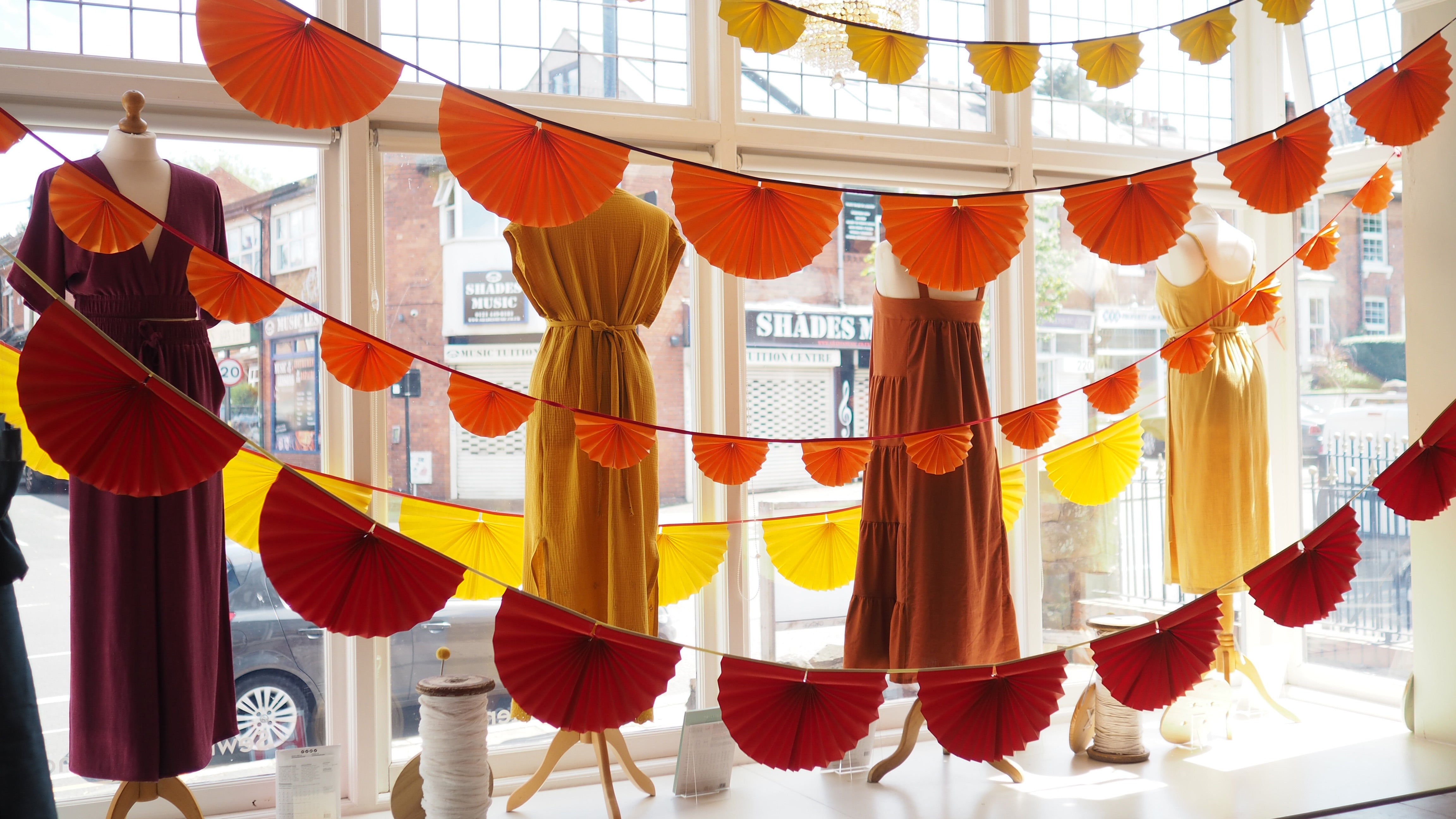 Our Bright Sunshiny Summer Window Display – Guthrie & Ghani