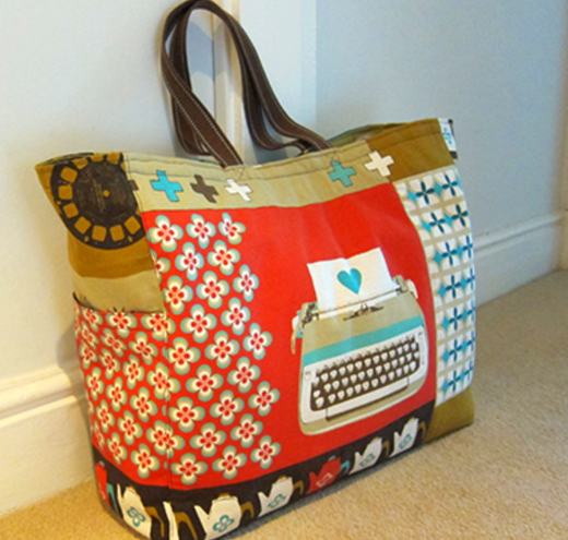 Big Weekend Bag Tutorial - Melody Miller - Ruby Star Shining Fabric ...