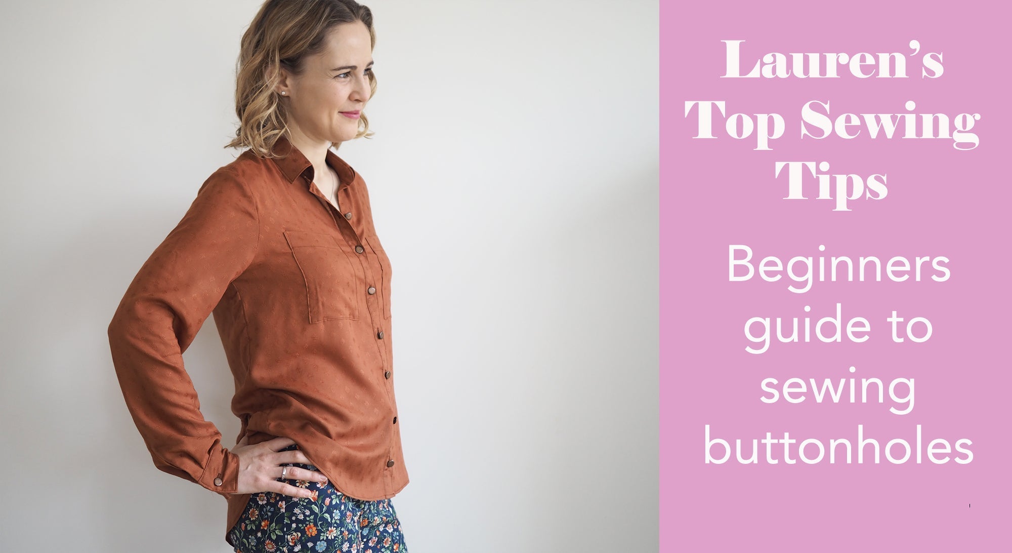 Sewing buttonholes on clothes - beginner dressmakers guide – Guthrie ...