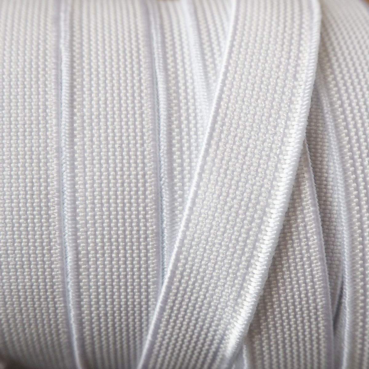10mm Elastic White – Guthrie & Ghani