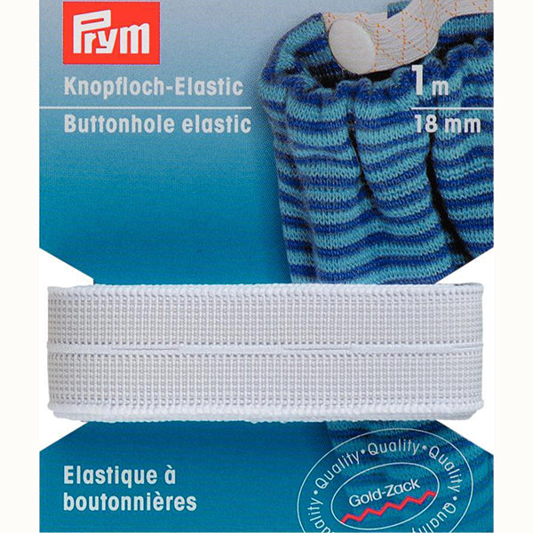 Prym Buttonhole Elastic 1m/18mm – Guthrie & Ghani