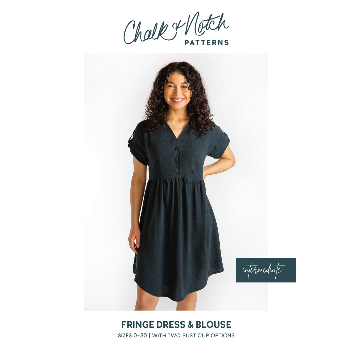 Chalk And Notch Fringe Dress Sewing Pattern – Guthrie & Ghani