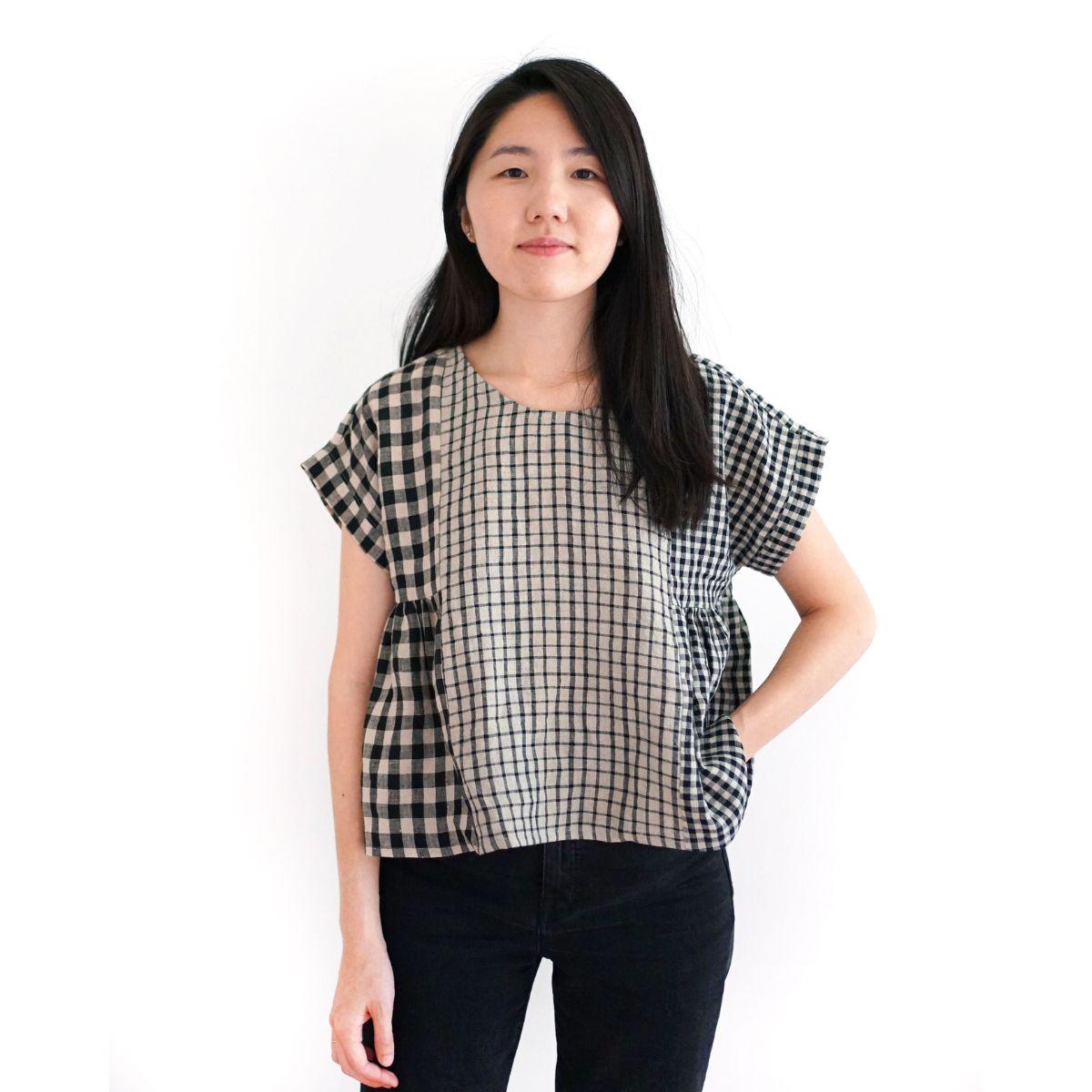 Matchy Matchy Collage Gather Top Sewing Pattern PDF – Guthrie & Ghani