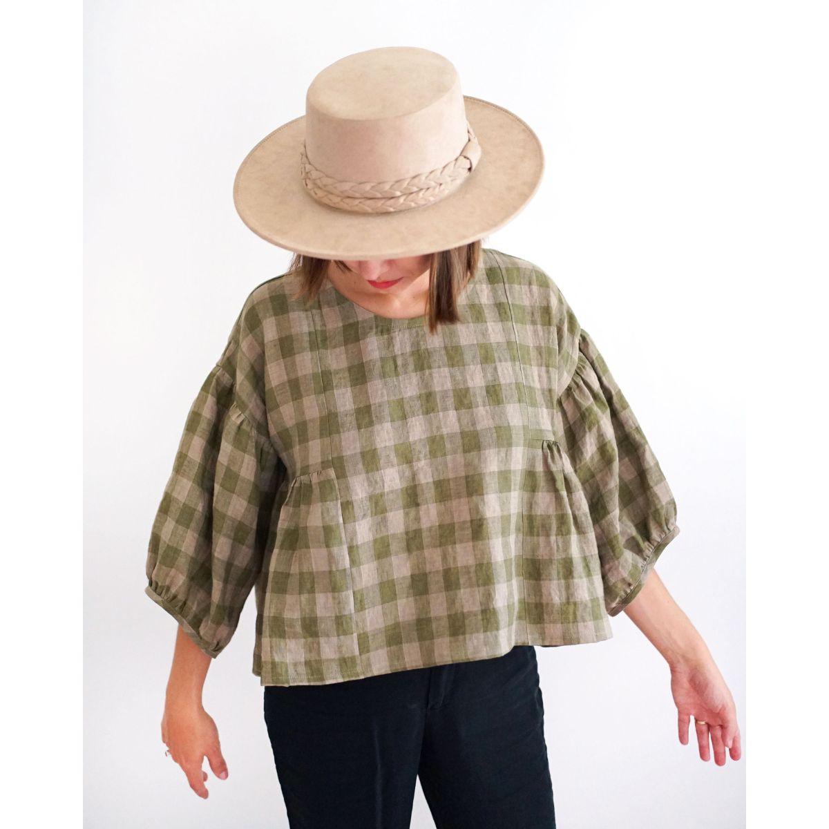 Matchy Matchy Collage Gather Top Sewing Pattern PDF – Guthrie & Ghani