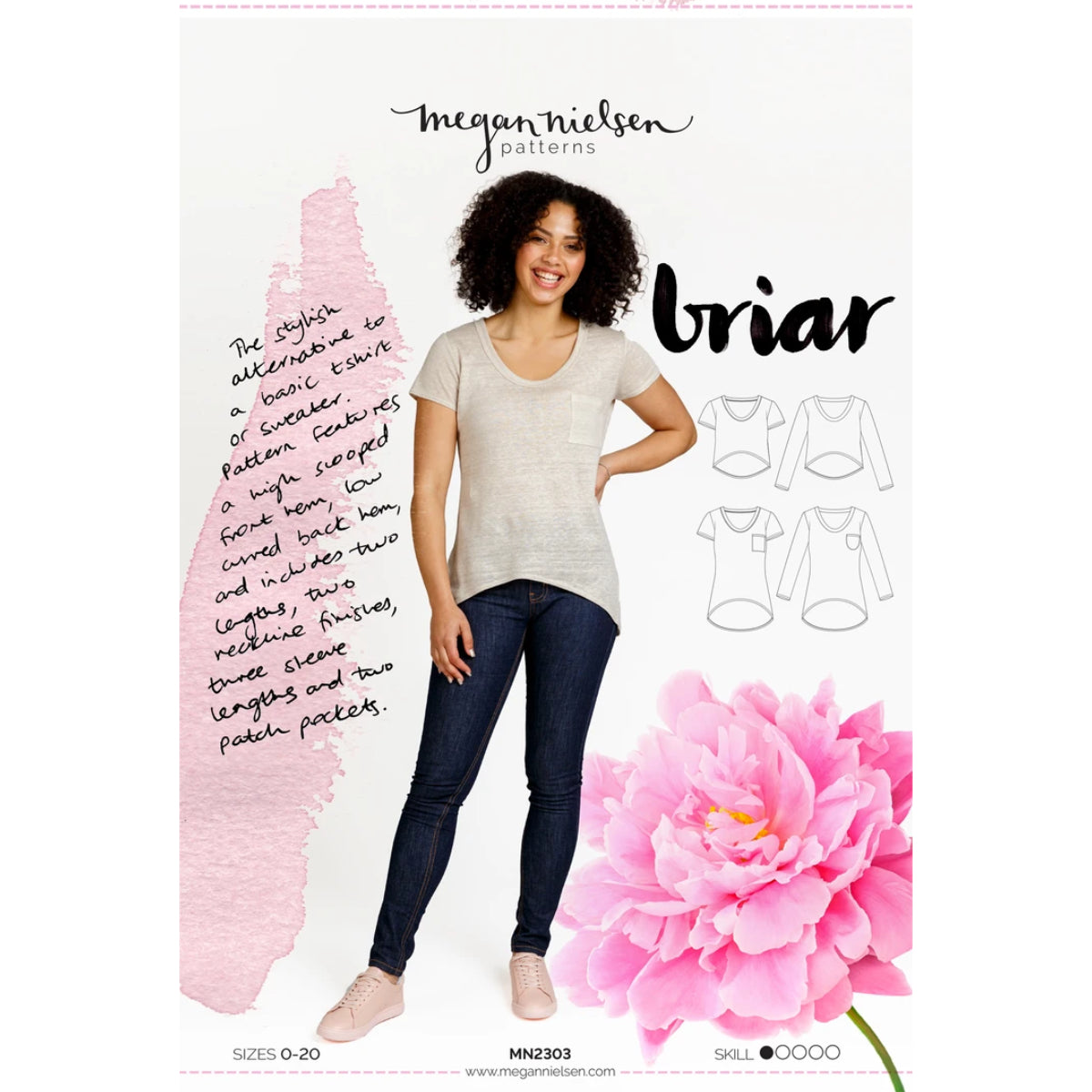 Megan Nielsen Briar Tee Sewing Pattern – Guthrie & Ghani