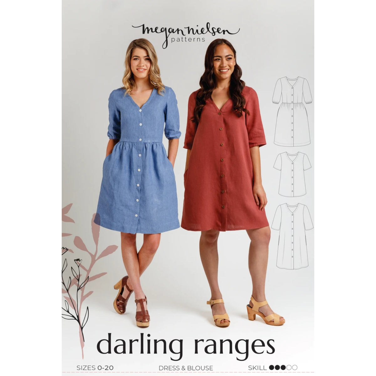 Megan Nielsen Darling Ranges Dress Sewing Pattern – Guthrie & Ghani