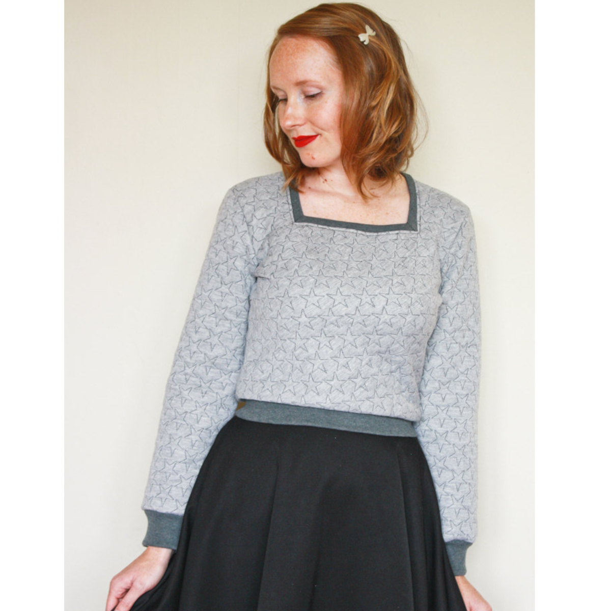 Jennifer Lauren Handmade Enid Sweater Sewing Pattern PDF – Guthrie & Ghani