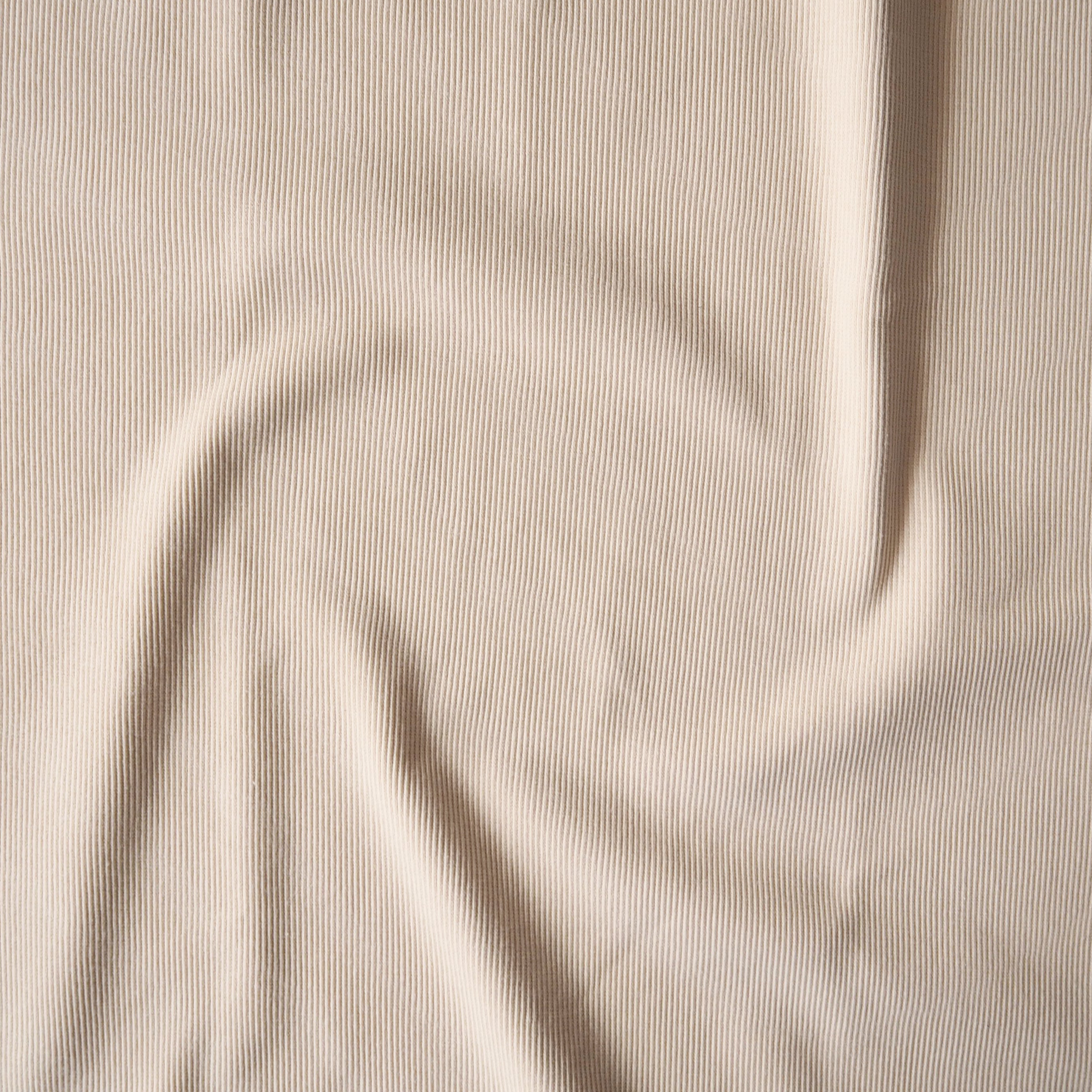 Beige 2x2 Cotton Tubular Ribbing Fabric – Guthrie & Ghani