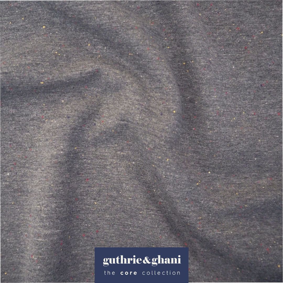 Cosy Colours Dark Grey Multi Fleck Fleece Sweatshirt Fabric - Bolt End – Guthrie & Ghani