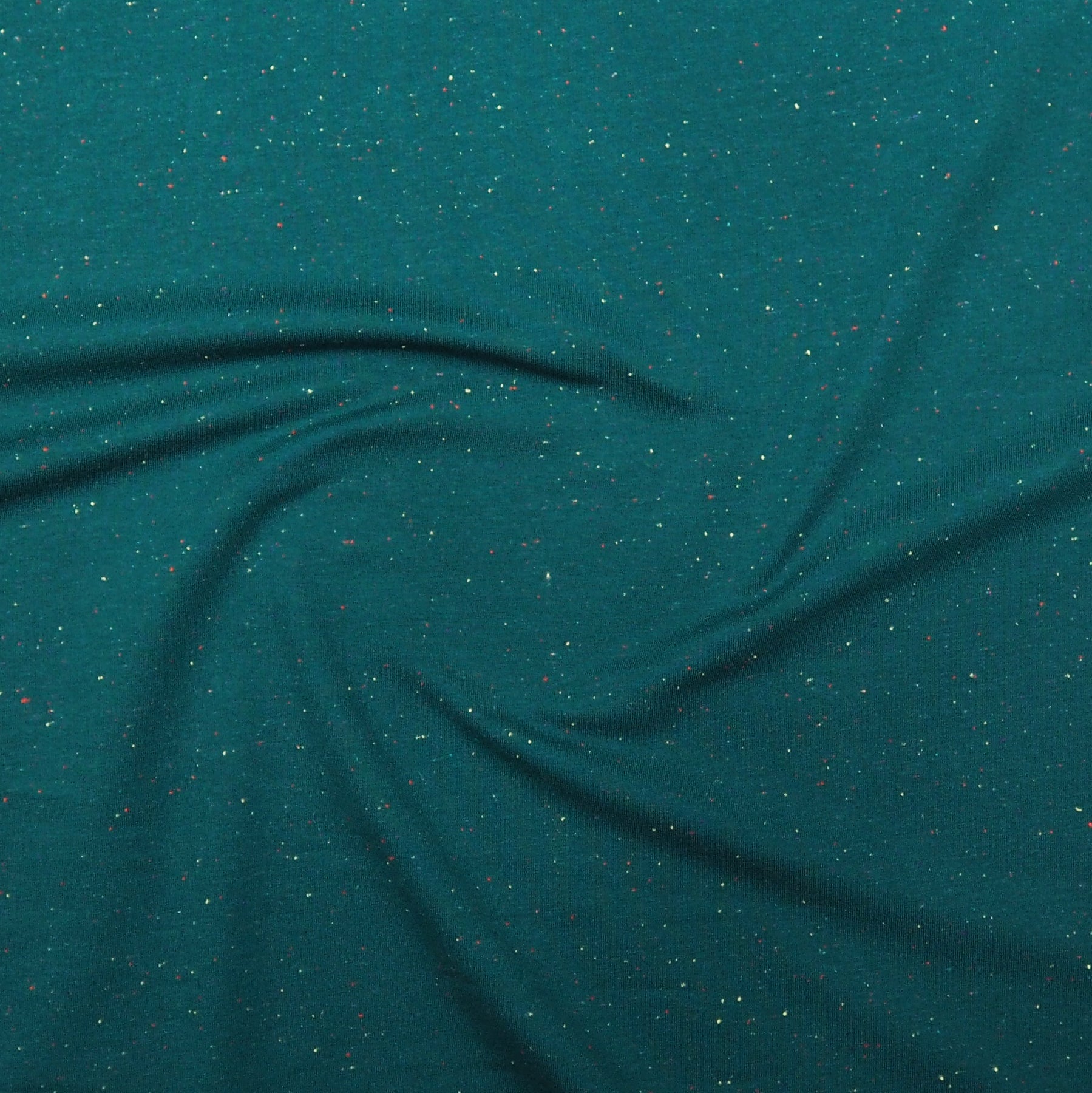 Cosy Colours Emerald Multi Fleck Fleece Sweatshirt Fabric – Guthrie & Ghani