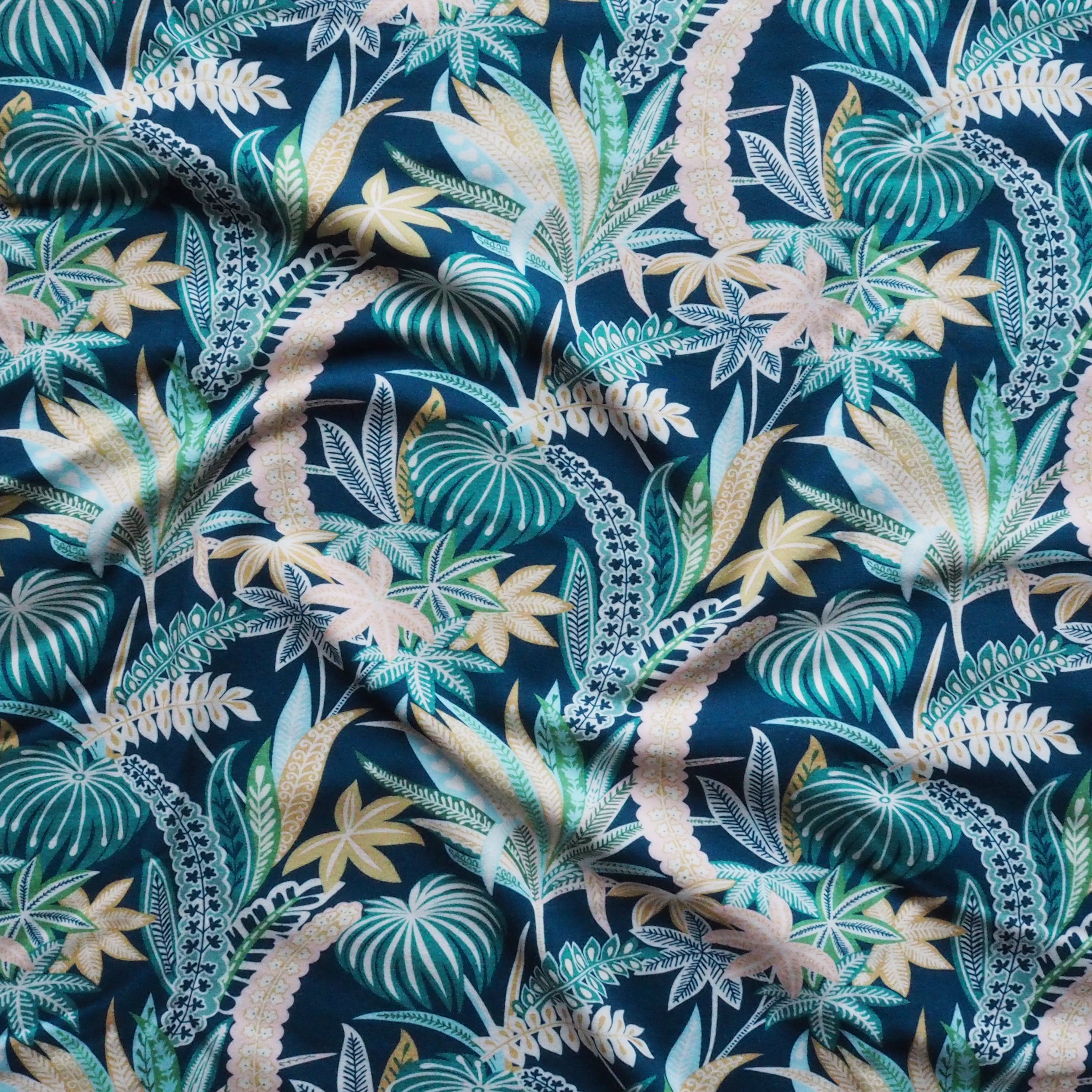 Jungle Tropics Cotton Jersey Fabric - Cut Lengths – Guthrie & Ghani