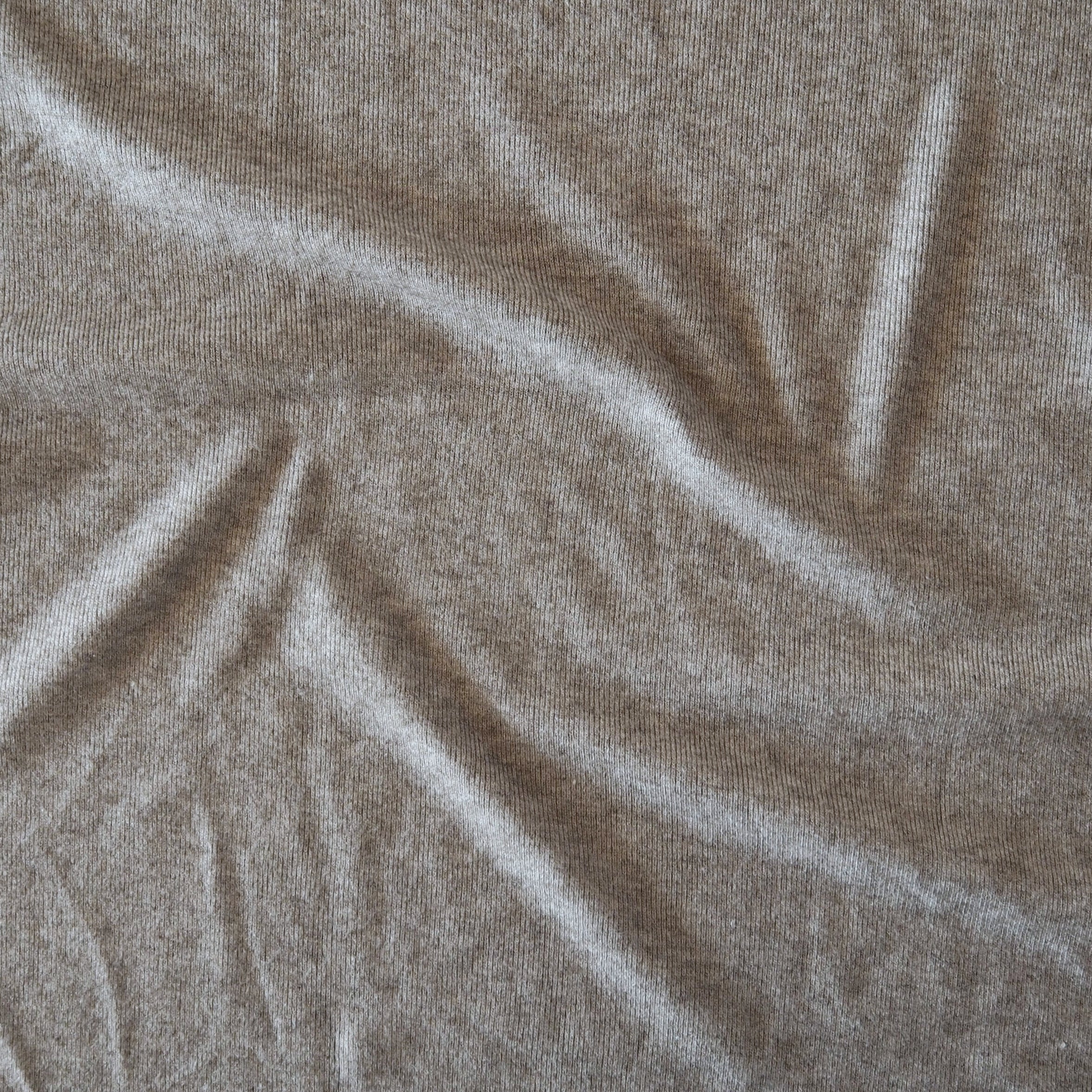 Mushroom Ribbed Viscose Knit Blend Fabric – Guthrie & Ghani
