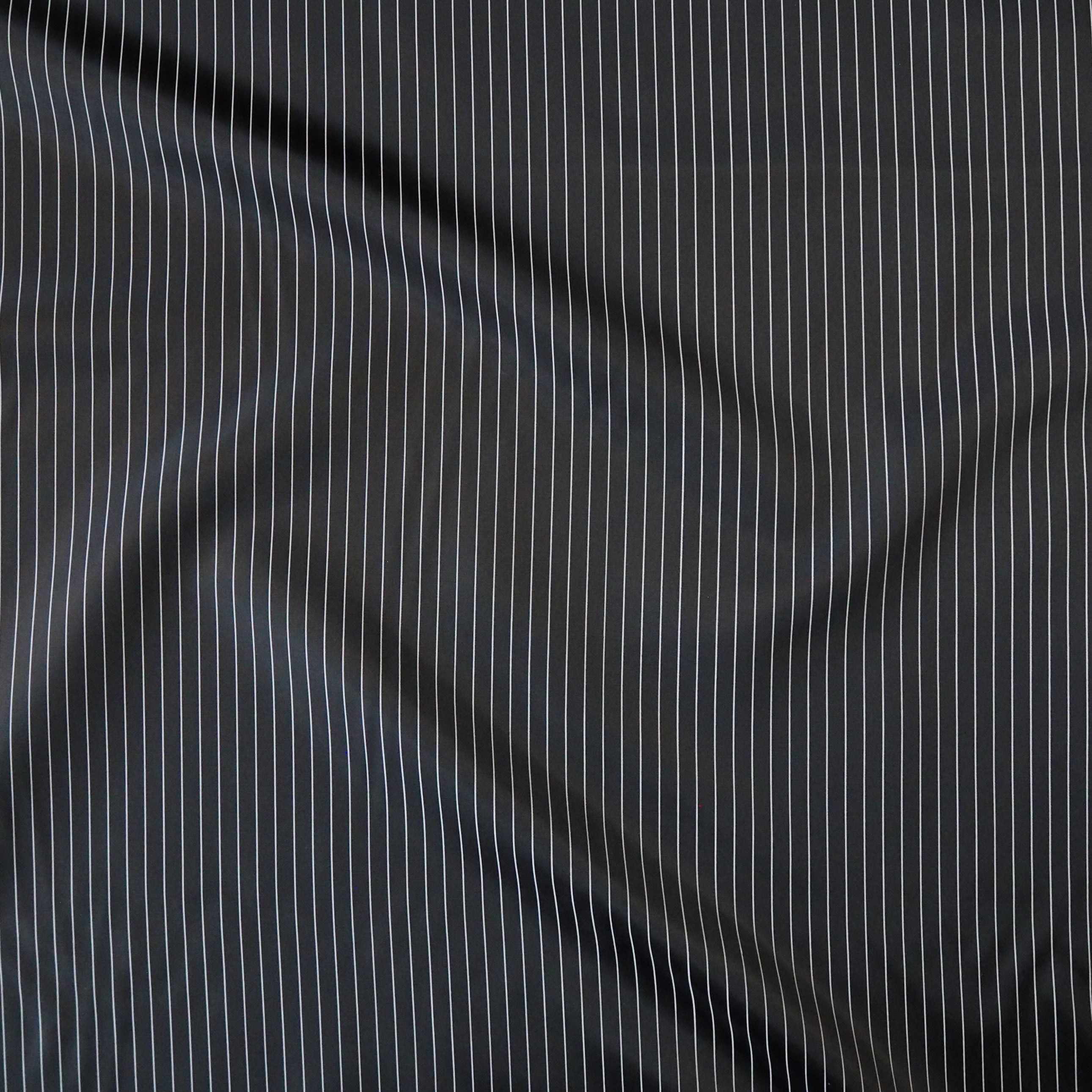 Black Pinstripe Lining Fabric – Guthrie & Ghani