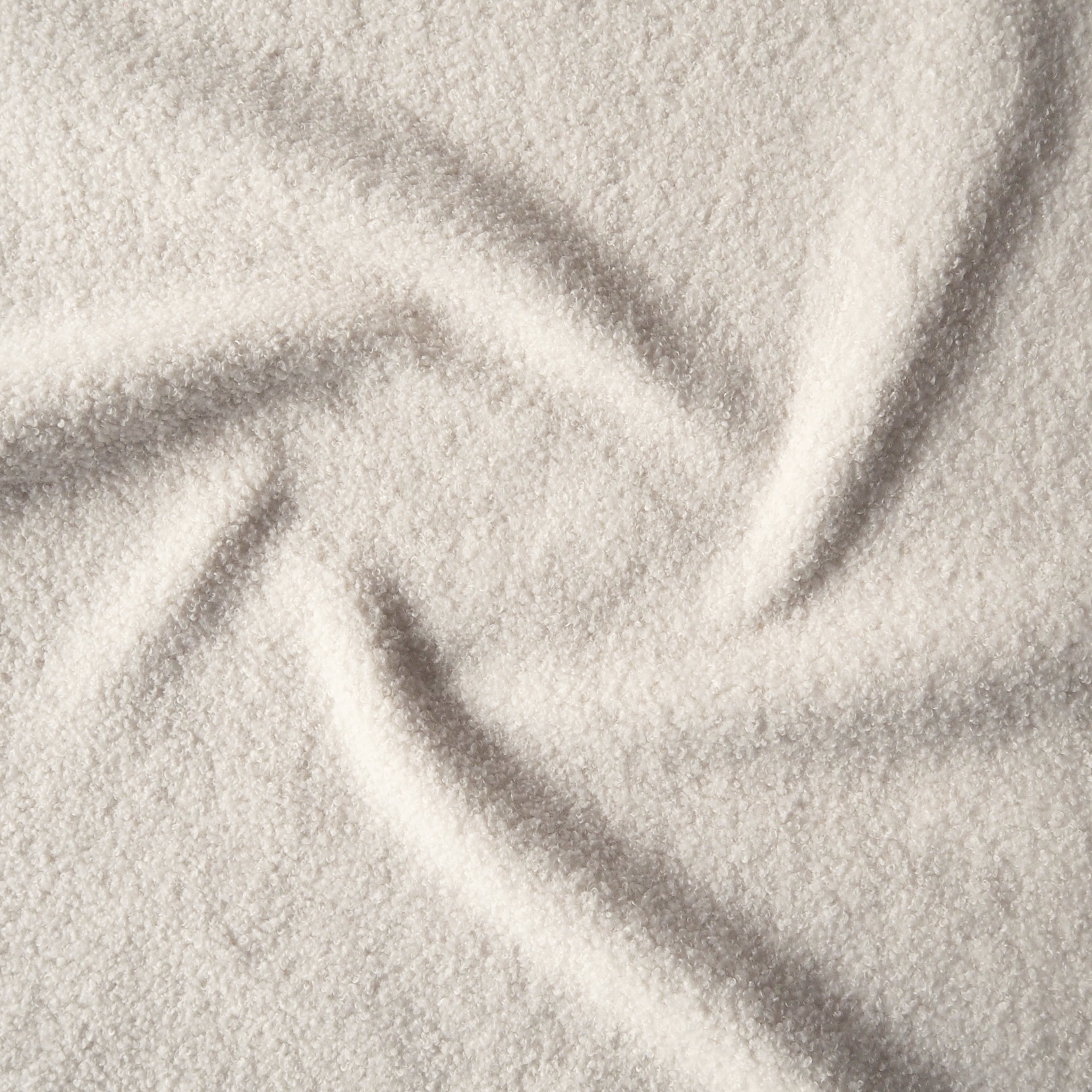 Ecru Double Sided Teddy Fleece Fabric – Guthrie & Ghani