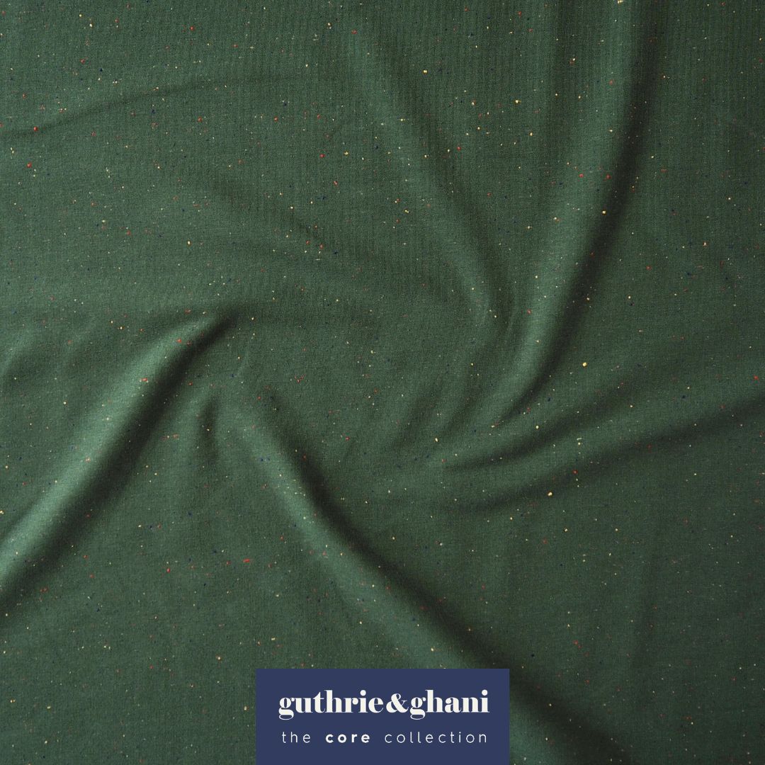 Cosy Colours Forest Multi Fleck Sweatshirt Fabric – Guthrie & Ghani