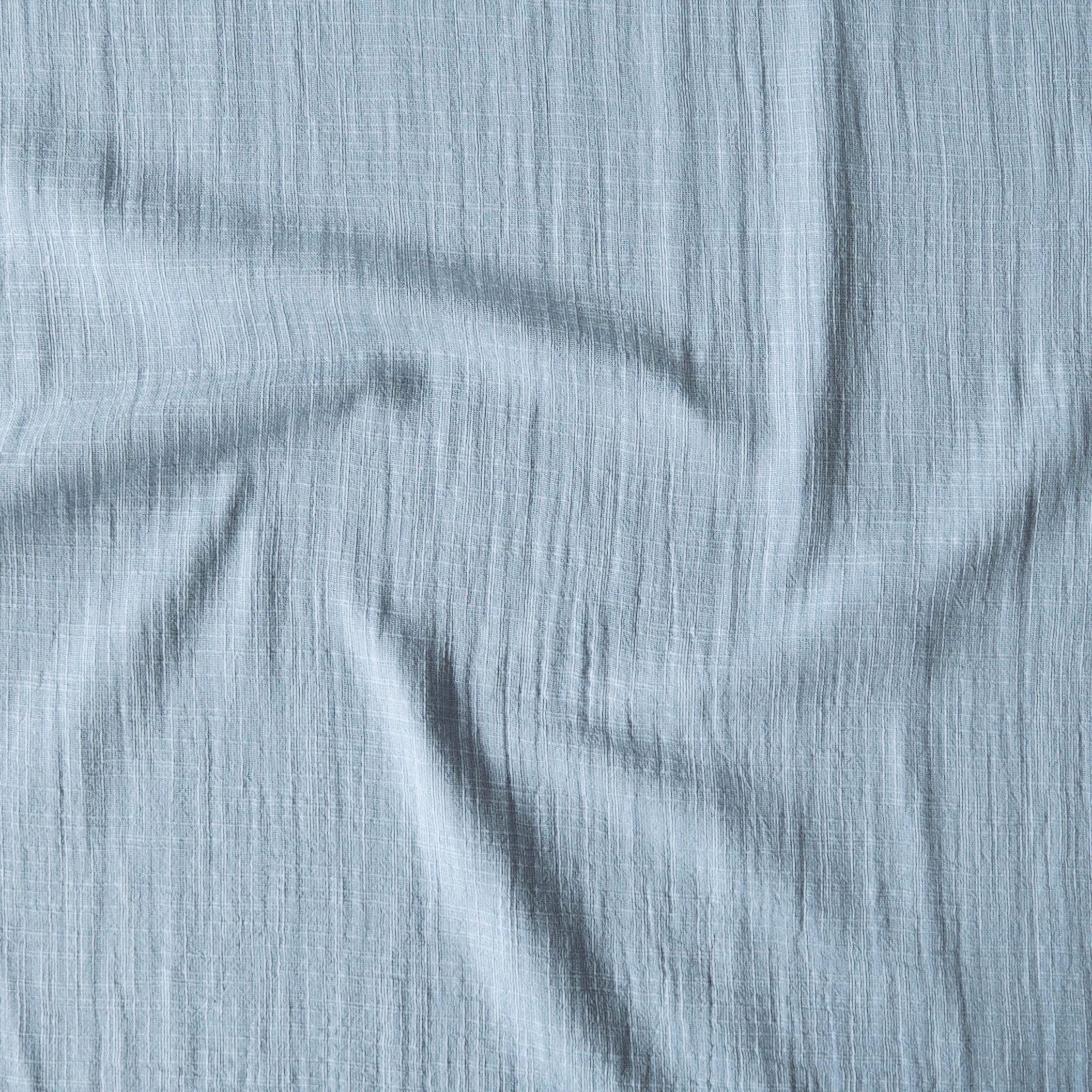 Powder Blue Slubbed Texture Cotton Double Gauze Fabric – Guthrie & Ghani