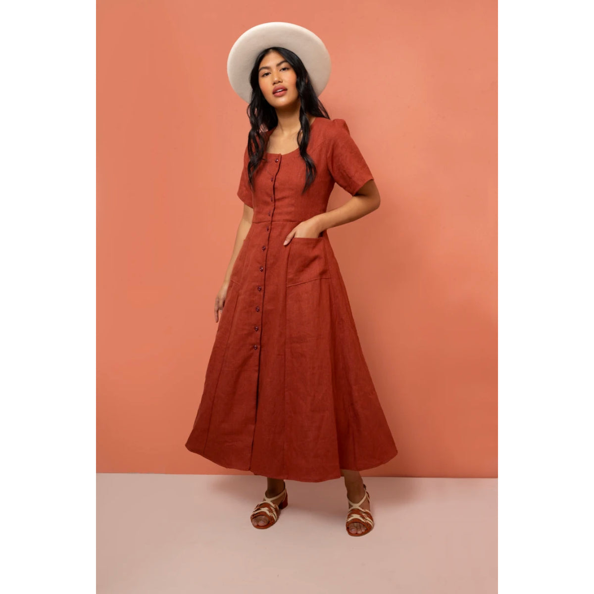 Friday Pattern Company Hughes Dress Sewing Pattern PDF – Guthrie & Ghani