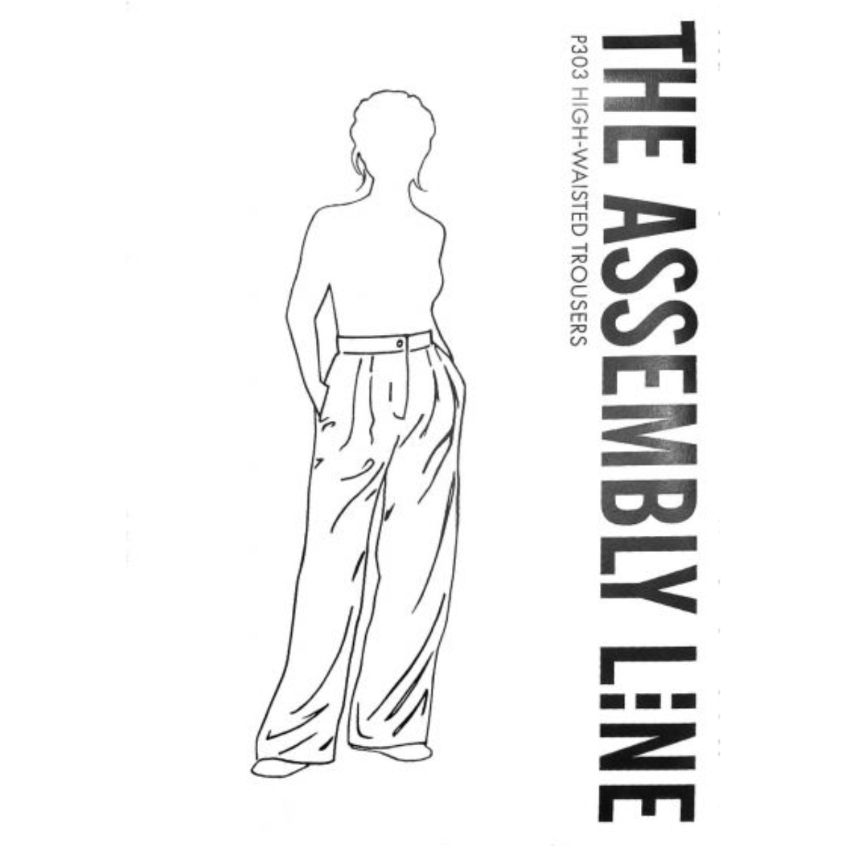 The Assembly Line High Waisted Trousers XL-3XL Sewing Pattern – Guthrie ...