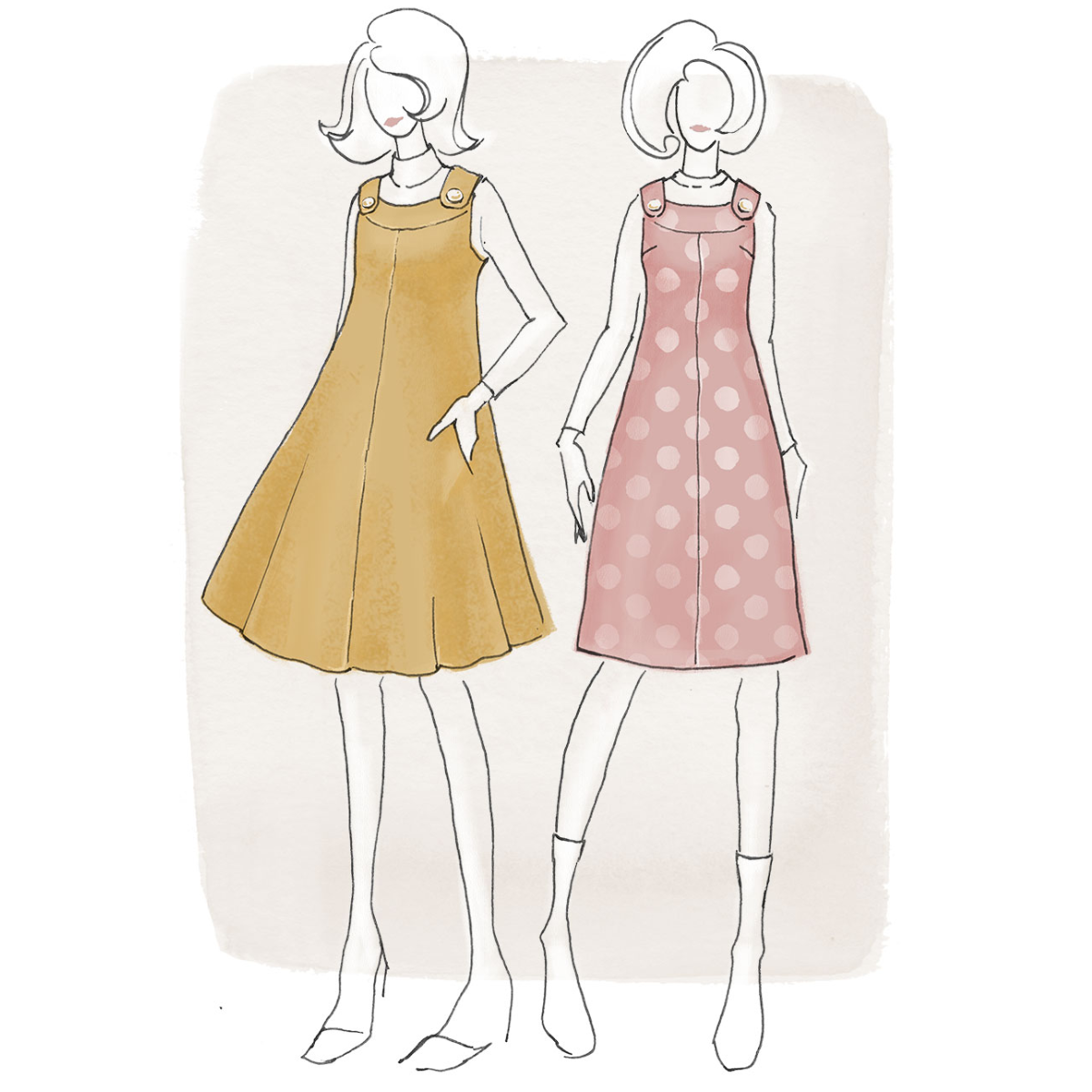 Jennifer Lauren Handmade Ivy Pinafore Sewing Pattern PDF – Guthrie & Ghani