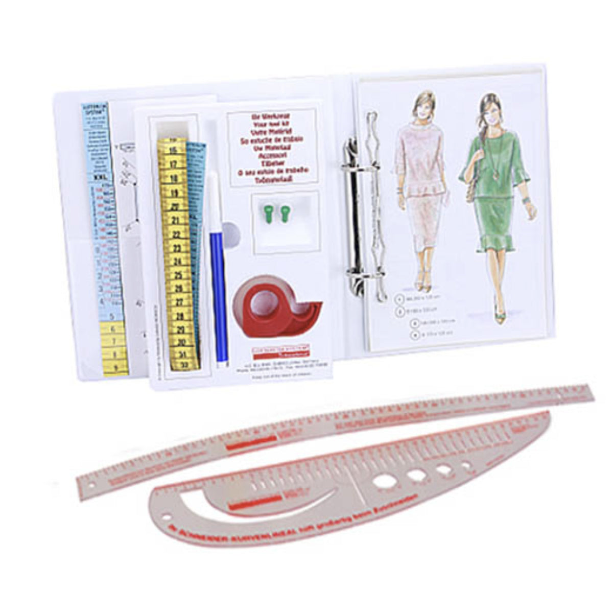 Lutterloh Pattern Making System - XL/XXL Bundle (With Ruler) – Guthrie ...
