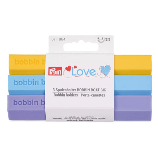 Prym Bobbin Boat - JUMBO Bobbin Storage Holders (3 pack) – Guthrie & Ghani