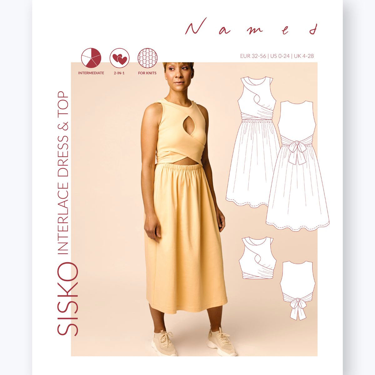 Named Clothing Sisko Dress And Top Sewing Pattern PDF – Guthrie & Ghani