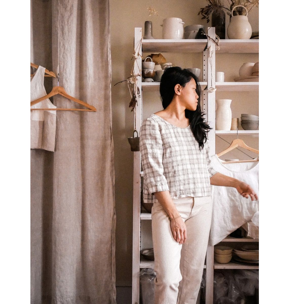 Vivian Shao Chen Laurence Top Sewing Pattern PDF – Guthrie & Ghani